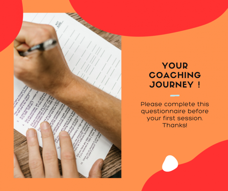 Client Coaching Questionnaire - The Clarity and Mindset Center